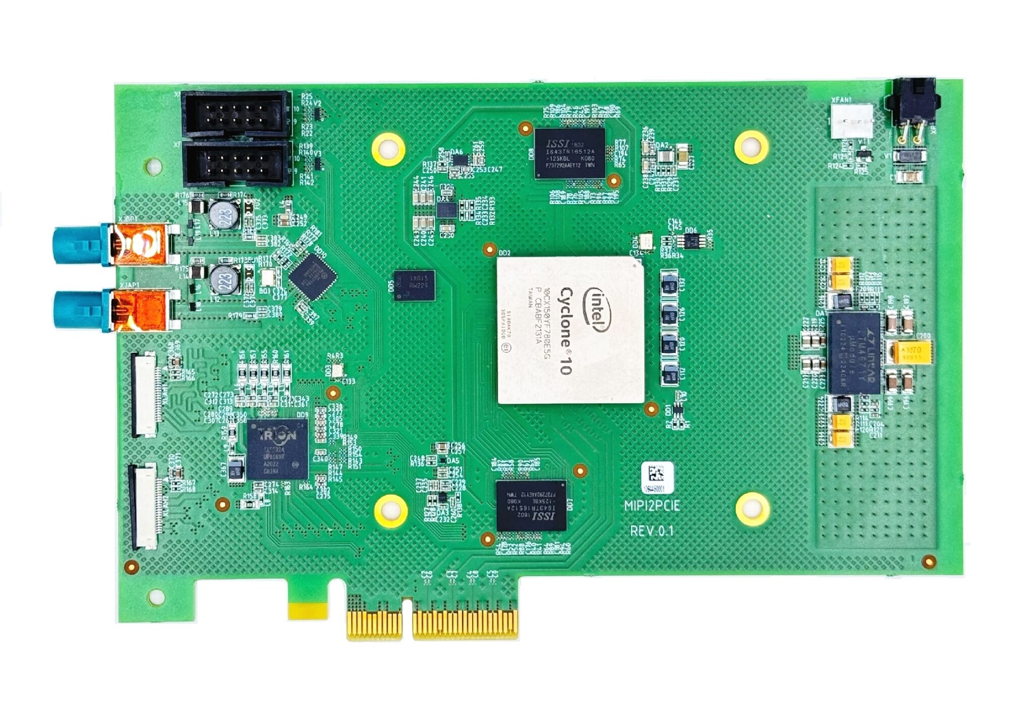VisionX: Frame grabber PCIe card - AI vision systems